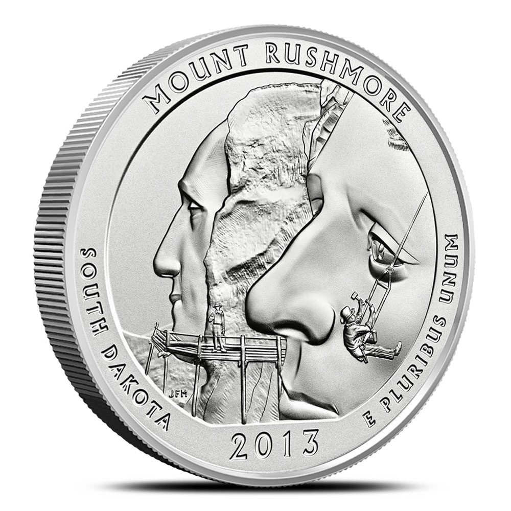 Buy 2013 5 oz ATB Mount Rushmore Silver Coins | JM Bullion™