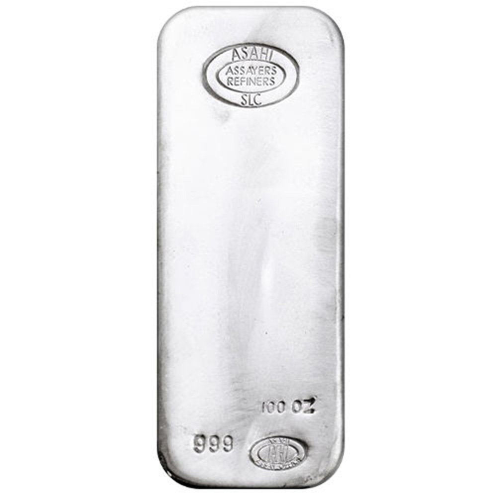 100 oz Asahi Silver Bar (New) l JM Bullion™
