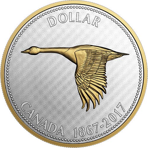 2017 5 oz Proof Canadian Silver Canadian Goose Coin - JMBullion™