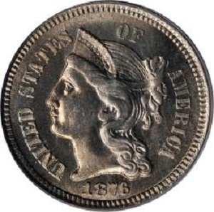 1876 Three Cent Nickel Value | JM Bullion™