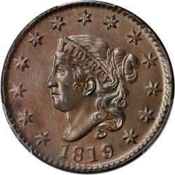 1819 Liberty Head Large Cent Value | JM Bullion™