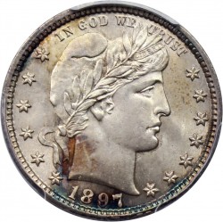 1897 Barber Quarter Value | JM Bullion™