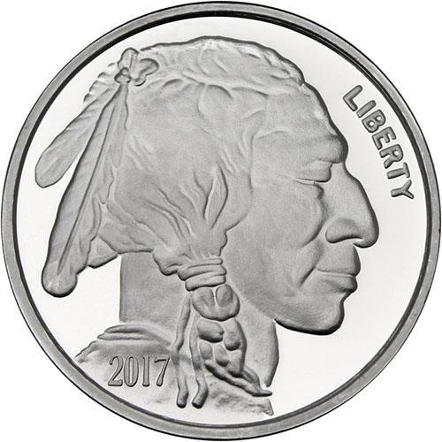 Buy 2017 5 oz SilverTowne Buffalo Replica Silver Rounds l JM Bullion™
