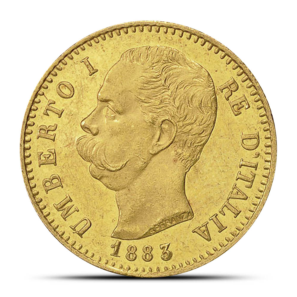 20 Lire Italian Gold Coin (Circulated) | JMBullion.com