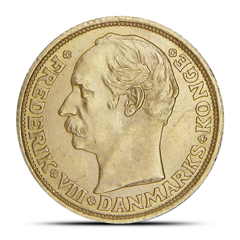 Buy 10 Kroner Danish Gold Coin (Circulated) l JM Bullion™
