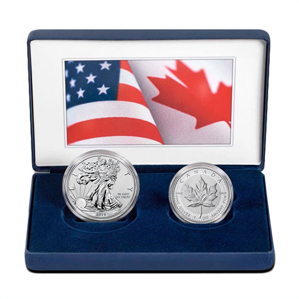 2019 US Mint Pride of Two Nations Silver 2-Coin Sets l JM Bullion™
