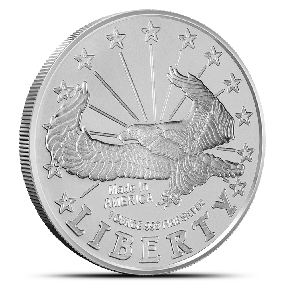 1 oz SilverTowne Liberty Eagle Silver Rounds l JM Bullion™
