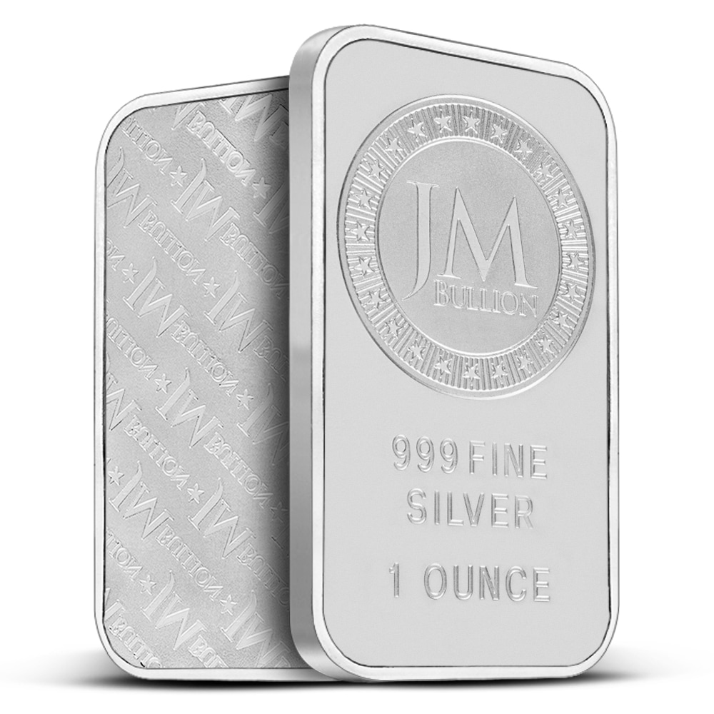 1 oz JM Bullion Silver Bars (Reverse Proof-Like) l JM Bullion™
