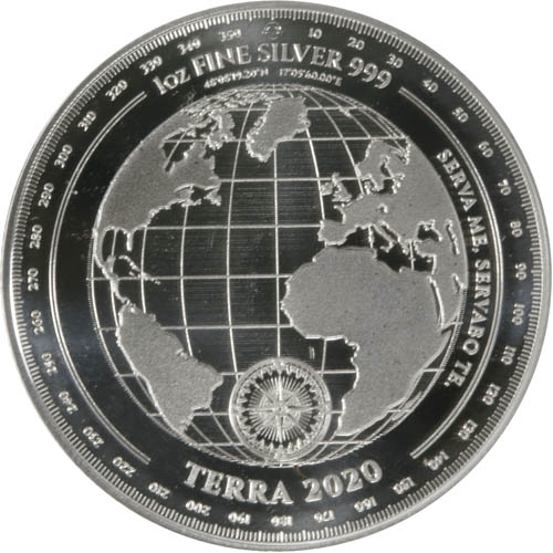 2020 1 oz Silver Tokelau Terra Coins (BU, .999 Silver) l JM Bullion™