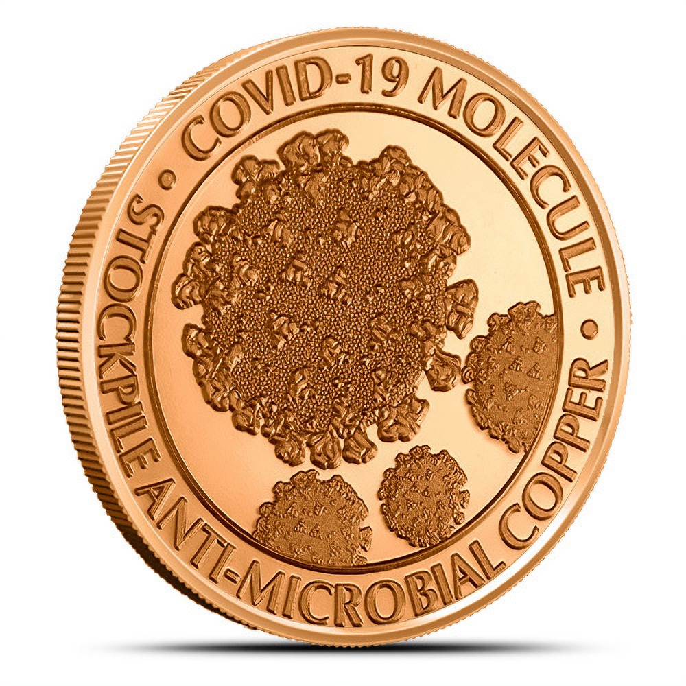 1 oz COVID-19 Copper Round l JM Bullion™
