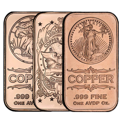 1 oz Copper Bar l JM Bullion™