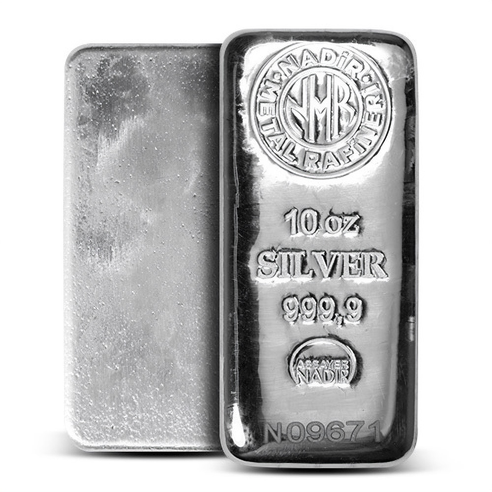 10 oz Nadir Refinery Silver Bar l JM Bullion™