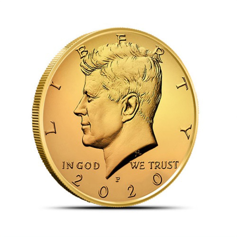 2020 JFK Gold Plated Half Dollar 2-Coin Set l JM Bullion™