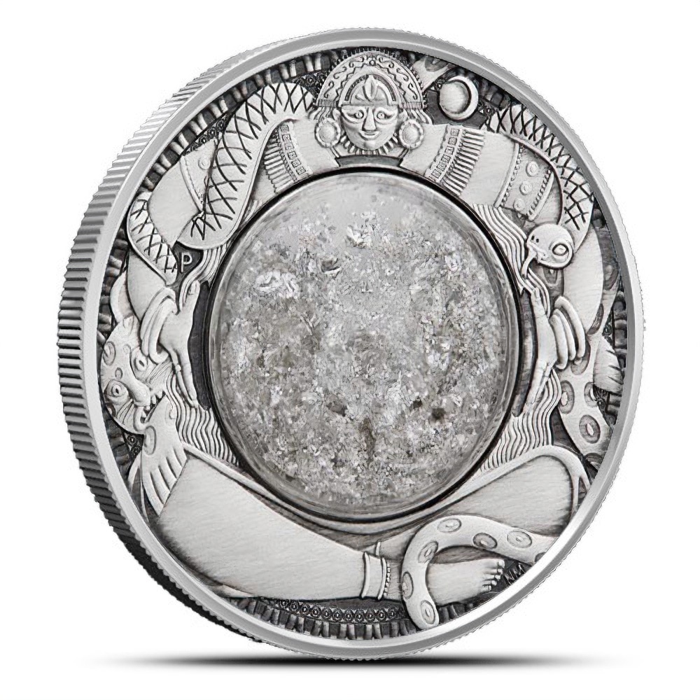 2021 2 oz Antique Tears of the Moon Silver Coin l JM Bullion™