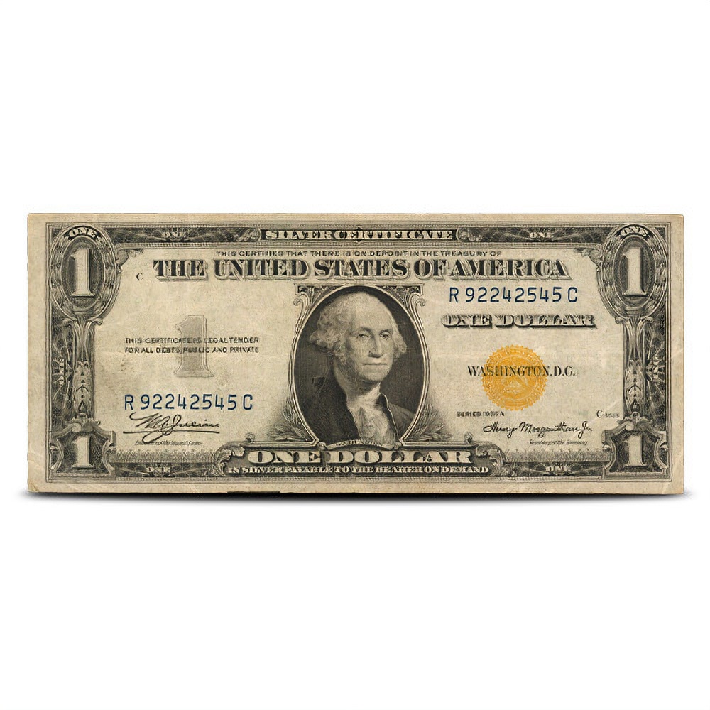 1935a $1 Silver Certificate North Africa Note (Very Fine) l JM Bullion™