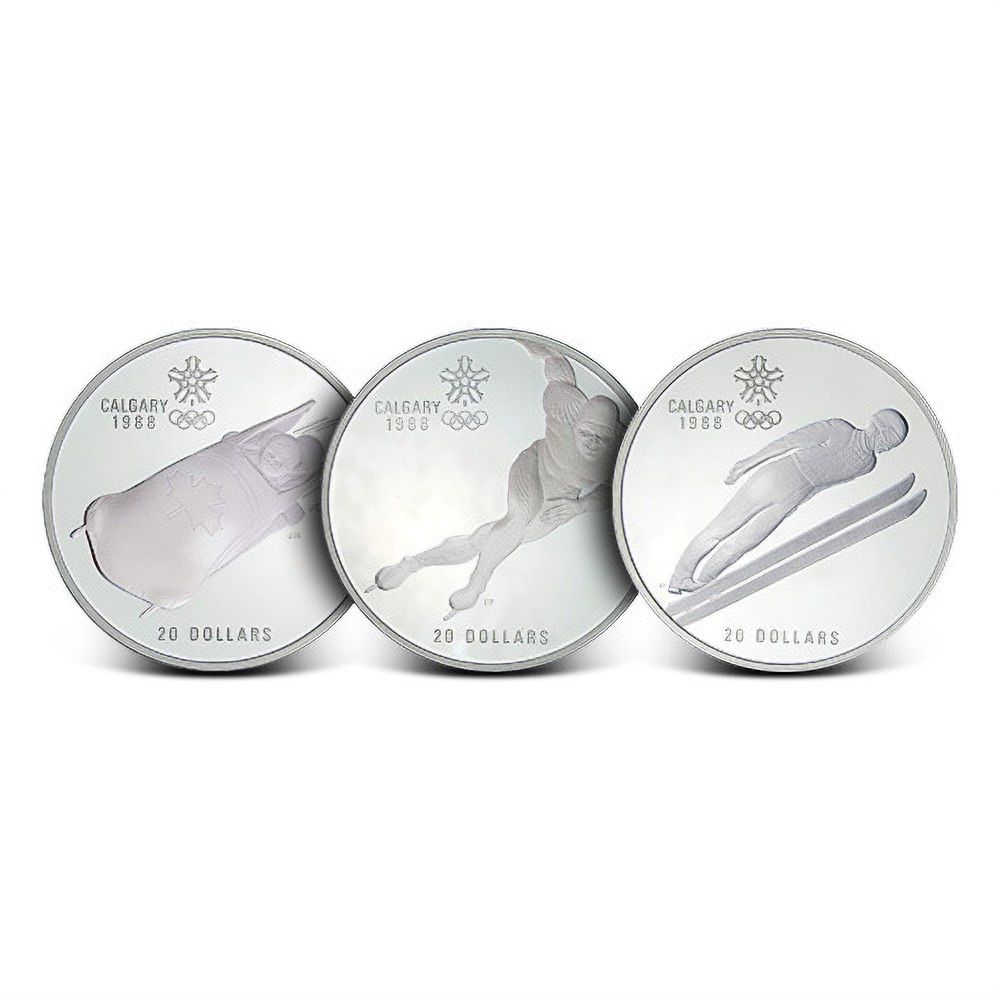 Canadian $20 Olympic Silver Coin (Varied Design) l JM Bullion™