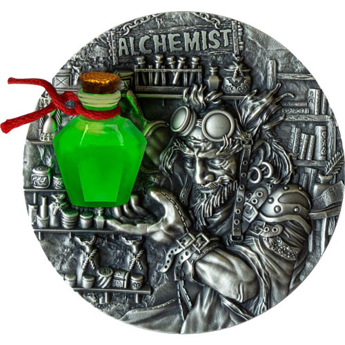 2022 2 oz Antique Niue Silver Alchemist Coin l JM Bullion™