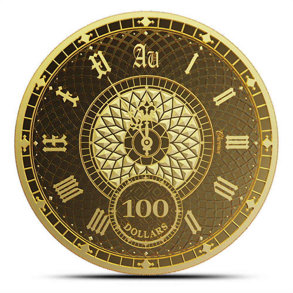 2021 1 oz Tokelau Chronos Gold Coin (Proof-Like) l JM Bullion™
