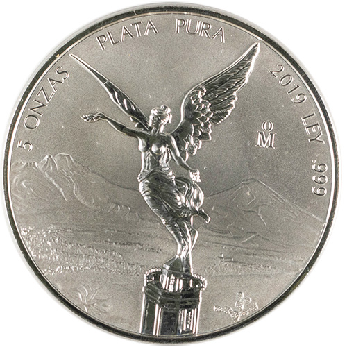 2019 5 oz Reverse Proof Mexican Silver Libertad Coin l JM Bullion™