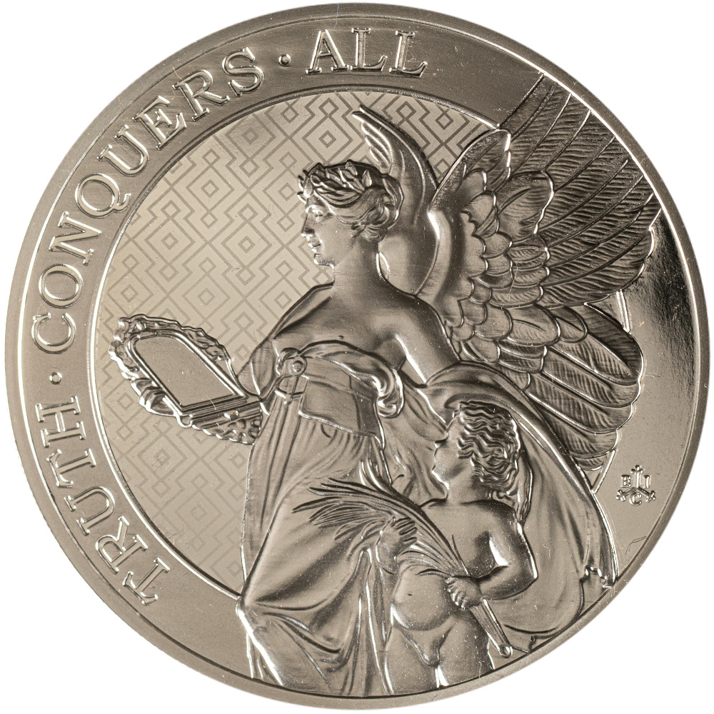 2022 5 oz St. Helena Silver Queen’s Virtues Truth Coin l JM Bullion™