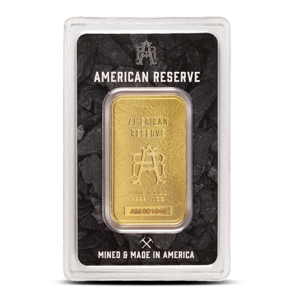 1 oz American Reserve Gold Bar (New w/ Assay) l JM Bullion™