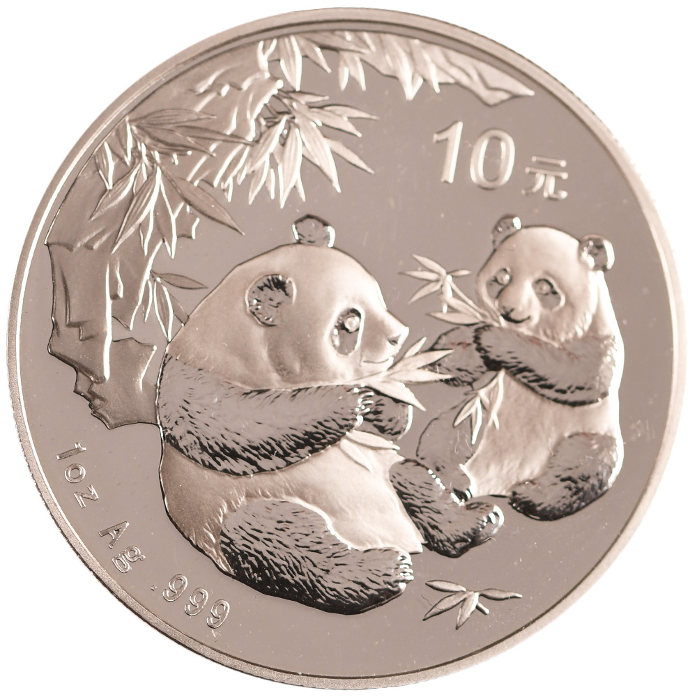 2006 1 oz Chinese Silver Panda Coin (In Capsule) l JM Bullion™