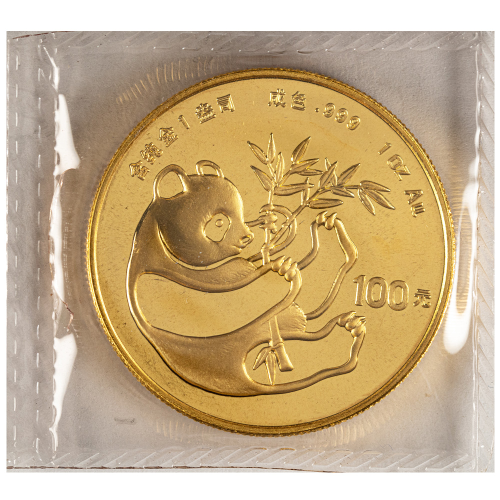 1984 1 oz Chinese Gold Panda Coin (Sealed) l JM Bullion™