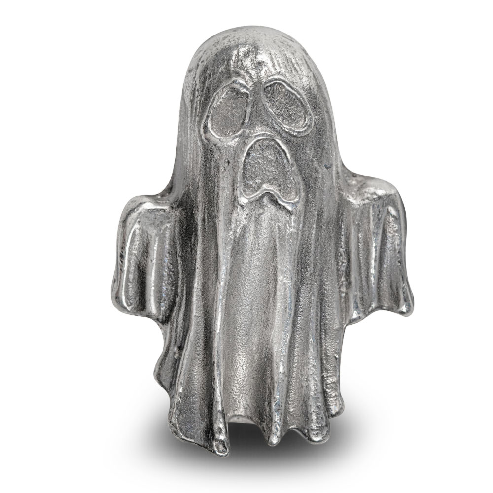 4 oz MK Barz Hand Poured Ghost Silver Bar (New) l JM Bullion™
