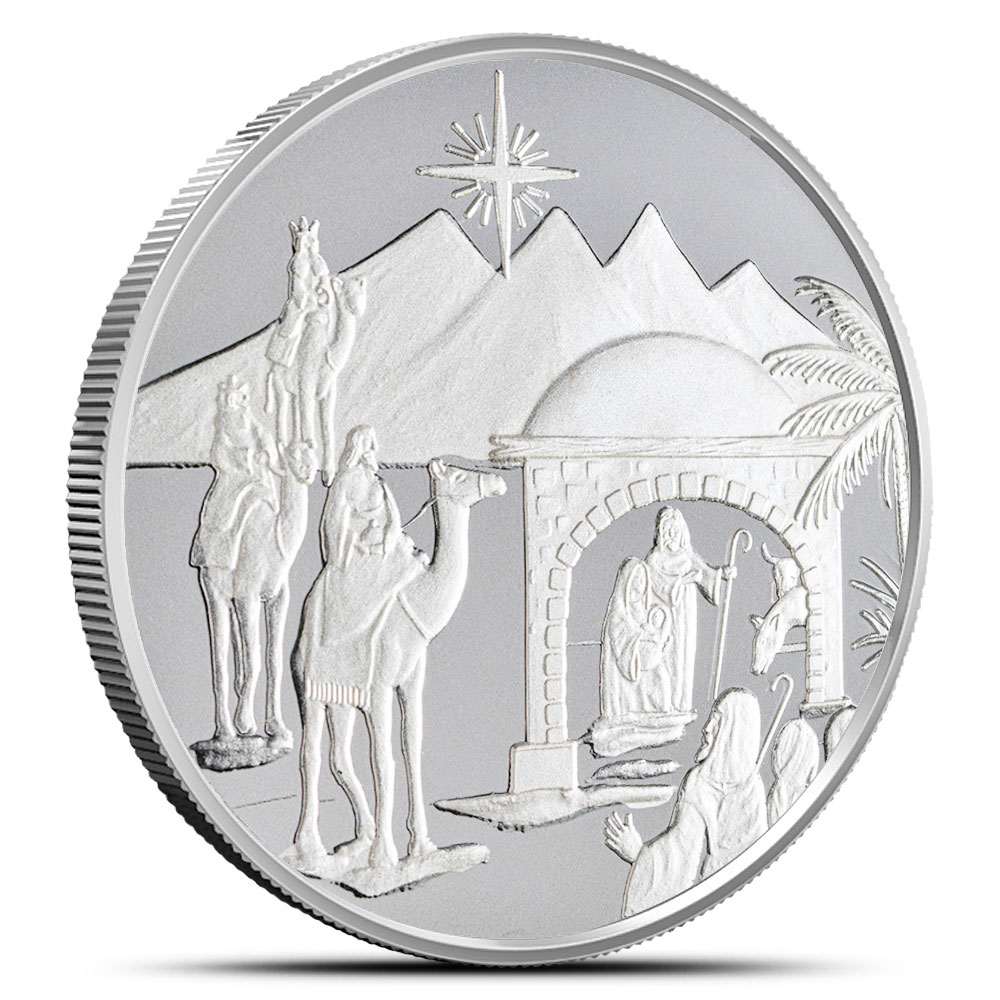 1 oz Nativity Silver Round (New) l JM Bullion™