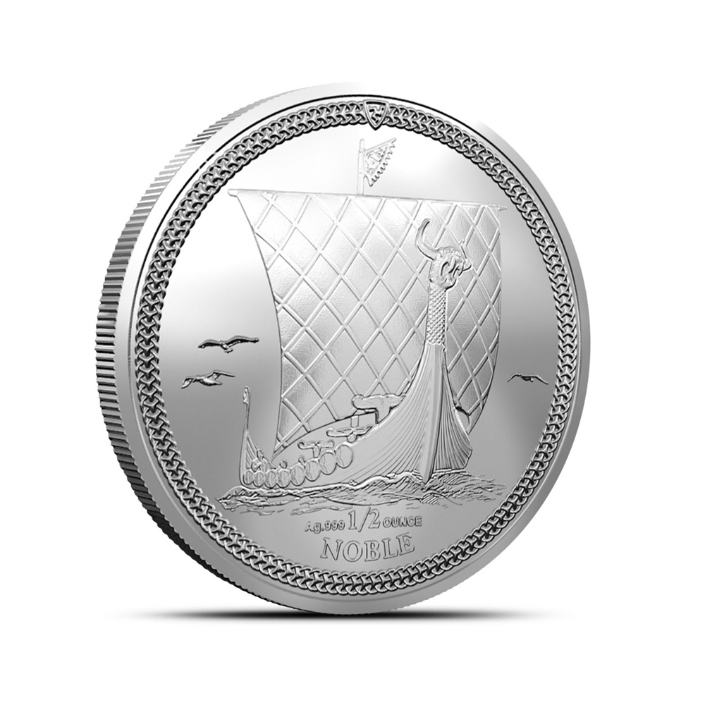 2024 1/2 oz Proof Isle of Man Silver Noble Coin l JM Bullion™