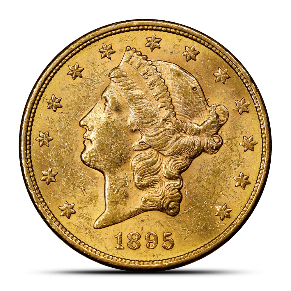 1895-S Pre-33 $20 Liberty Gold Double Eagle Coin (AU) l JM Bullion™